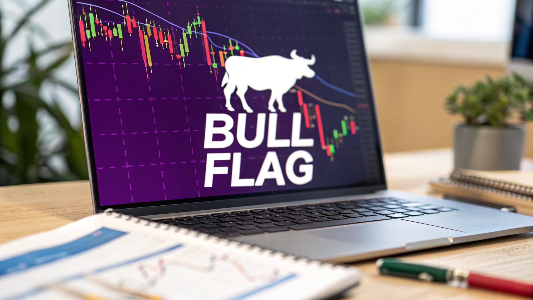 What is a bull flag? A quick guide to spotting and trading | vTrader